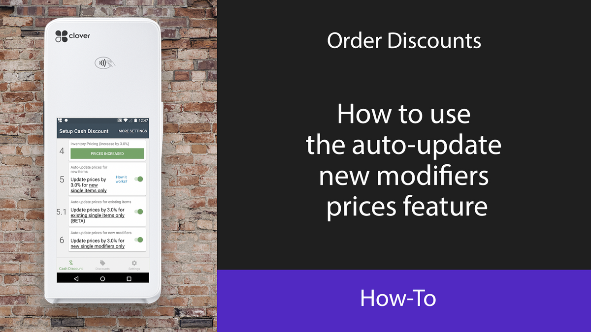 How to use the auto-update new modifiers prices feature – PayPlaxe