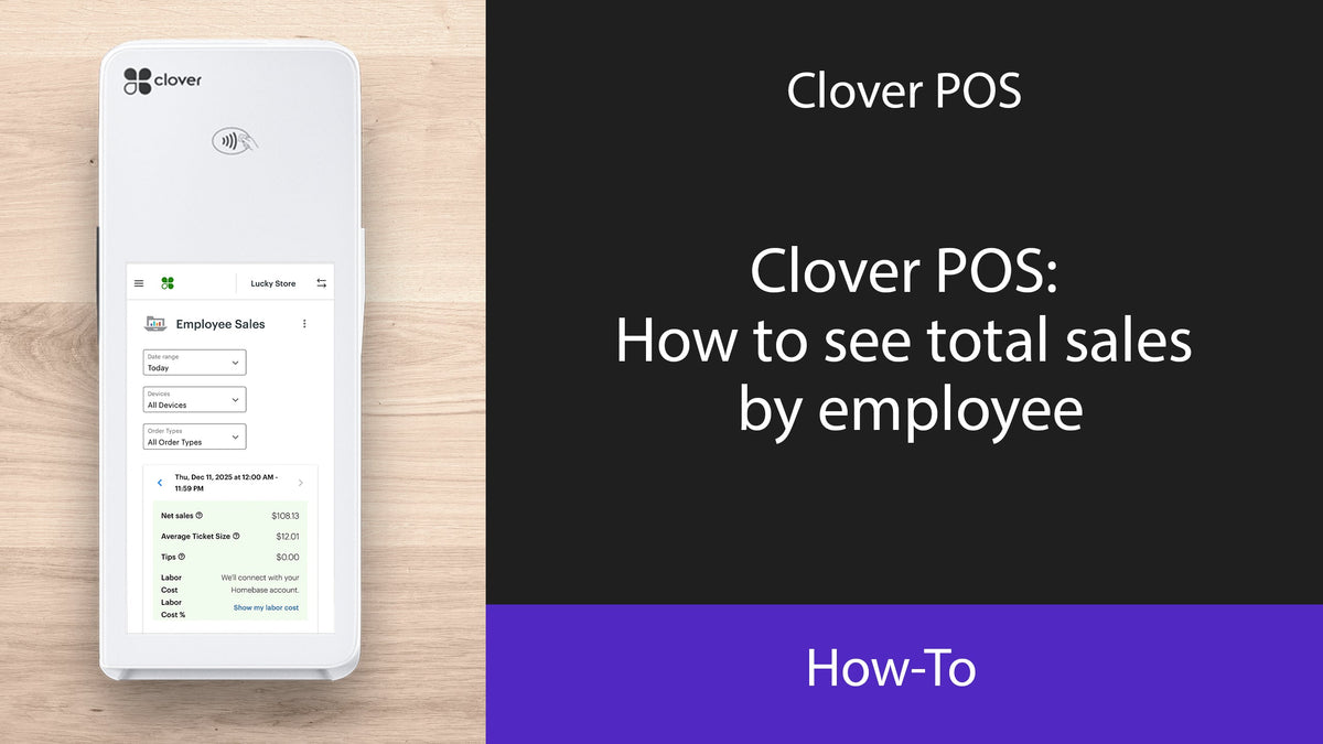 Clover POS: How to see total sales by employee – PayPlaxe