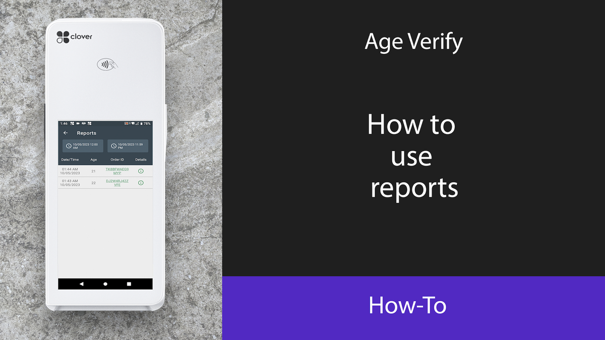 Age Verify: How to use reports – PayPlaxe