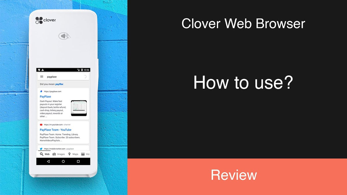 Clover Web Browser: Review – PayPlaxe