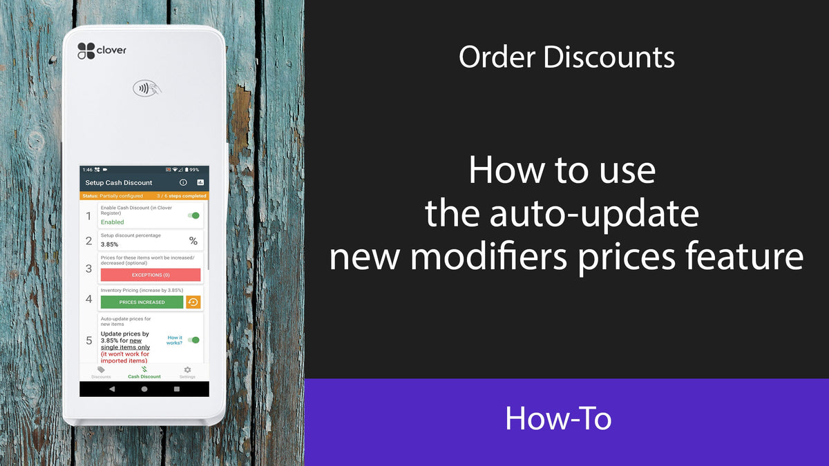How to use the auto-update new modifier prices feature – PayPlaxe